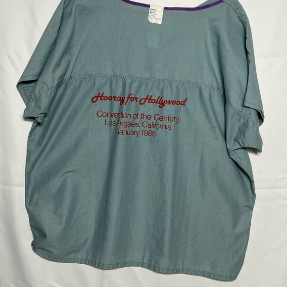 Shirts | Vintage Mash Bash 1985 Hooray Hollywood Scrub Shirt | Poshmark
